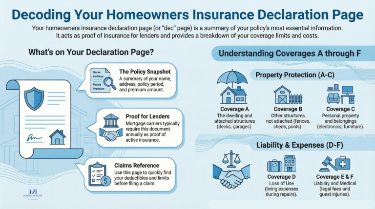 Understand Your Homeowners Insurance Declaration Page